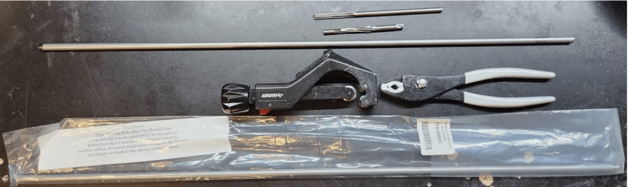 Custom Length Cut and Chambered 22LR Rifle Barrel Liner | Print-a-22